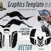 Graphics Template - Yamaha Raptor 660 EPS SVG PDF - Etsy
