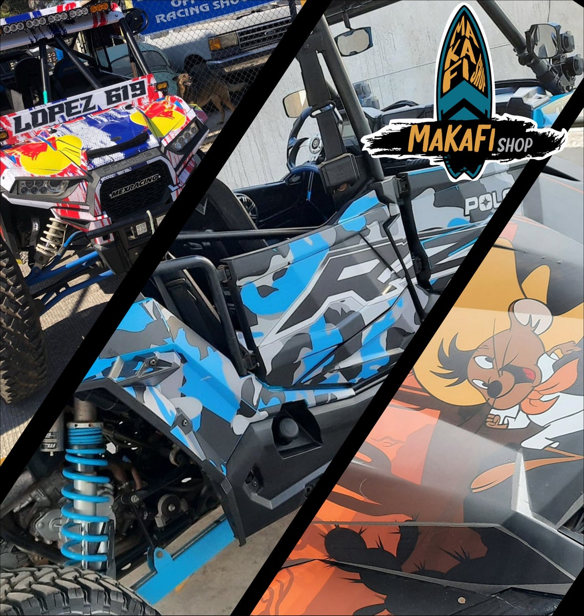 Polaris Rzr 1000 Graphics Template - 100% up to Scale Redy to Design - Etsy