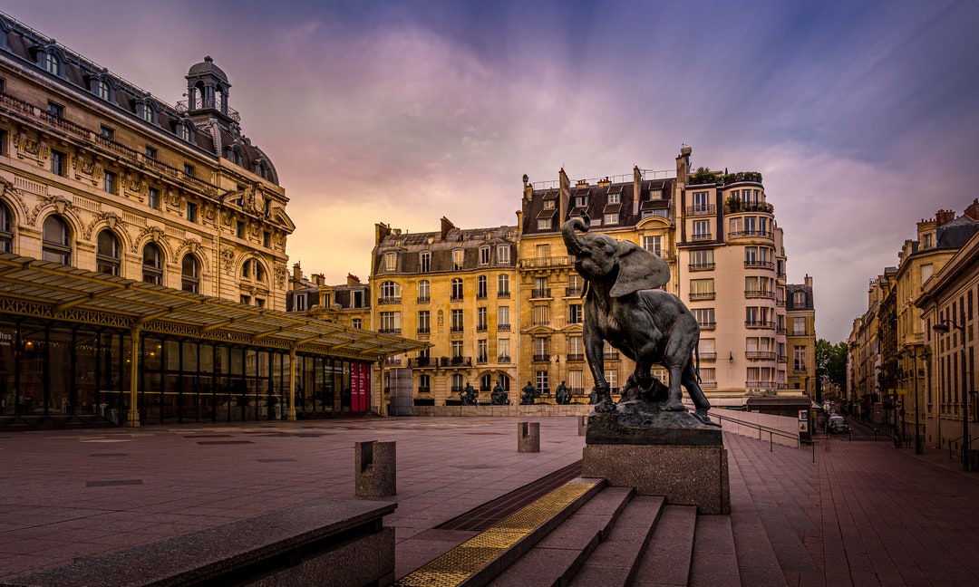 Elephant Sculpture, Musee D'orsay, Paris - Photo Print, Canvas or Metal ...