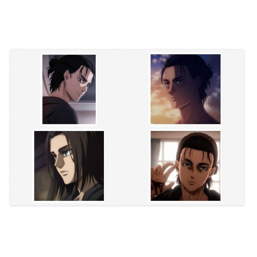 Attack on Titan Eren Yaeger Anime Stickers - Etsy