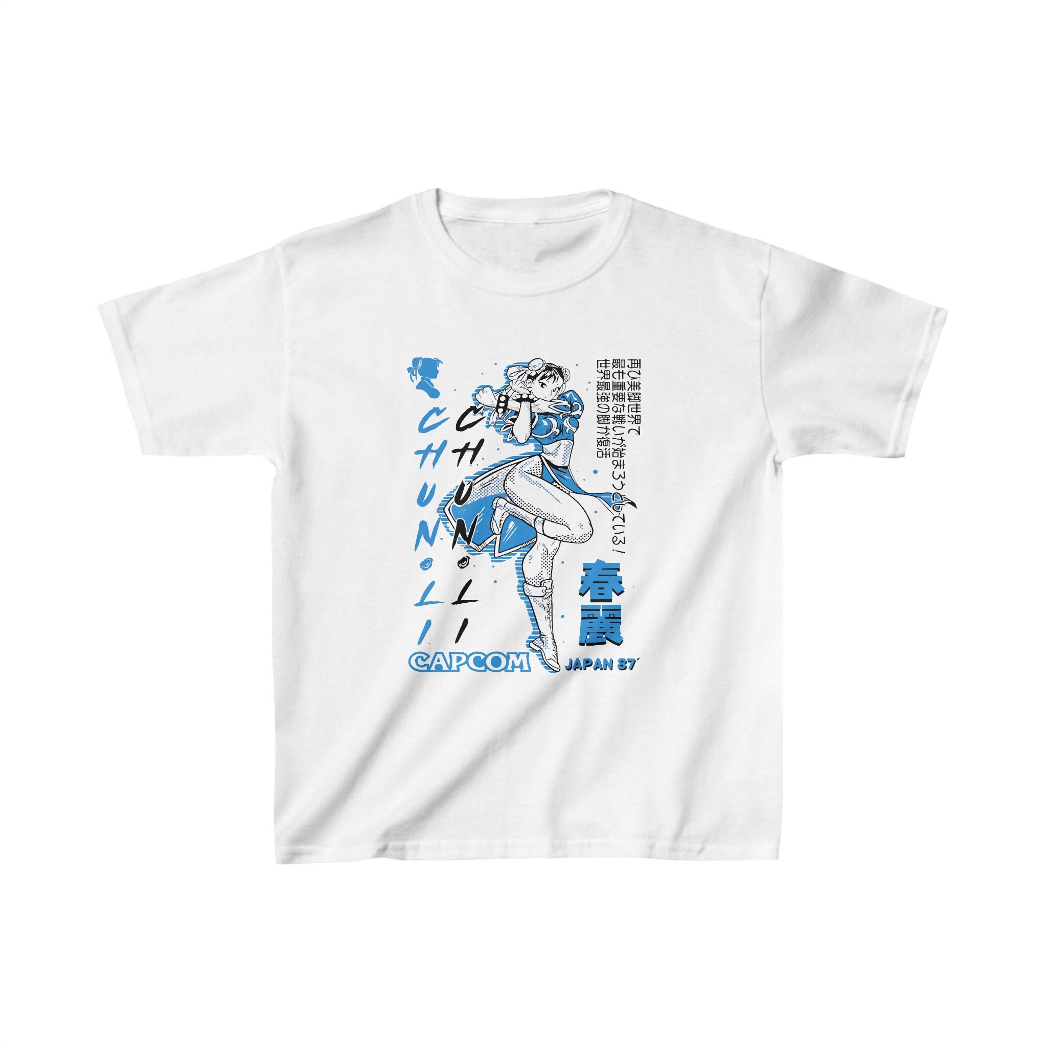 Kids Chun Li Portrait Super Turbo Premium Unisex T-shirt, Anime Short ...