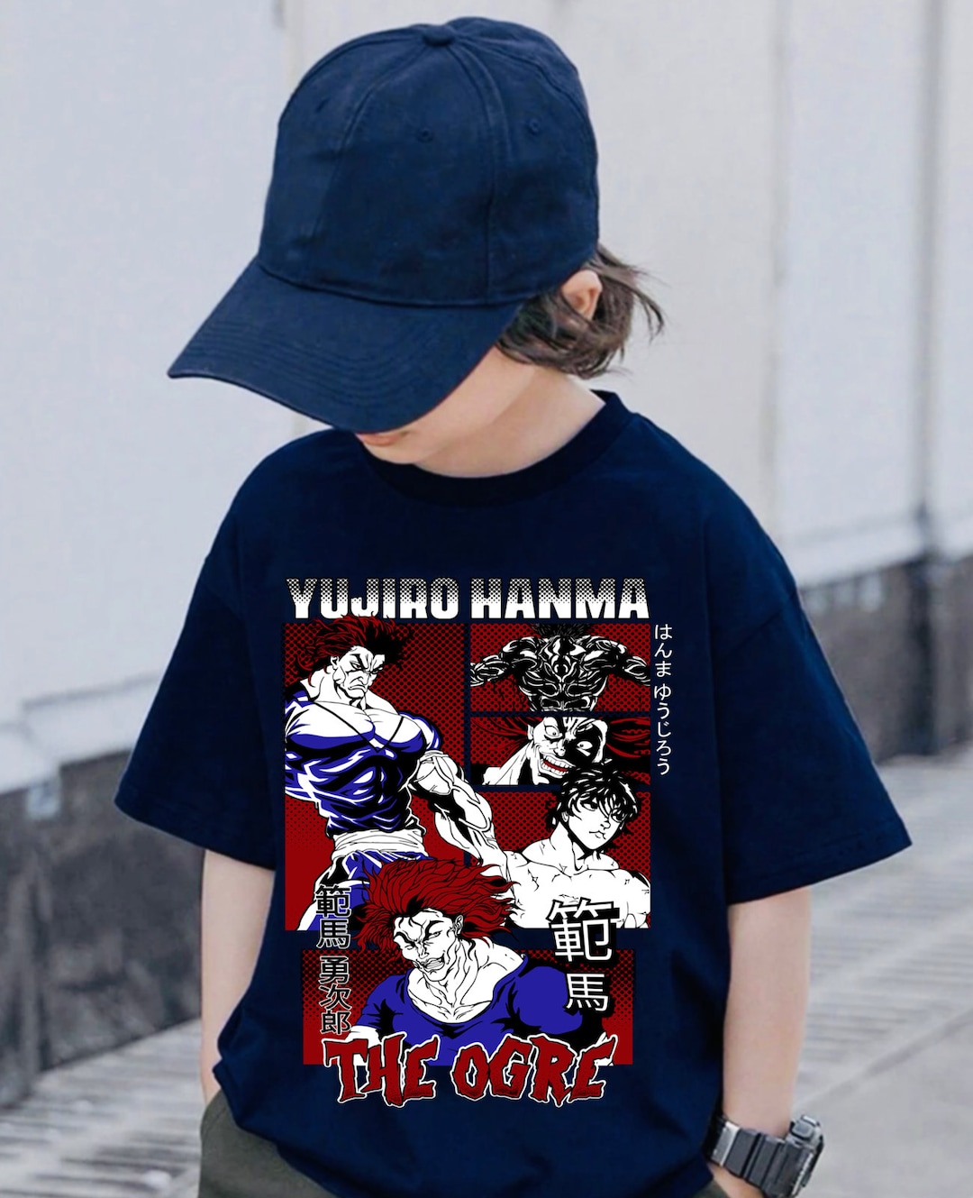 Kids Baki Shirt,baki Hanma T-shirt, Kids Baki the Grappler T-shirt ...