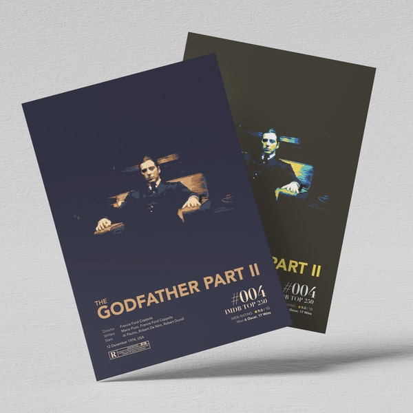 Godfather Part Ii Poster - Etsy