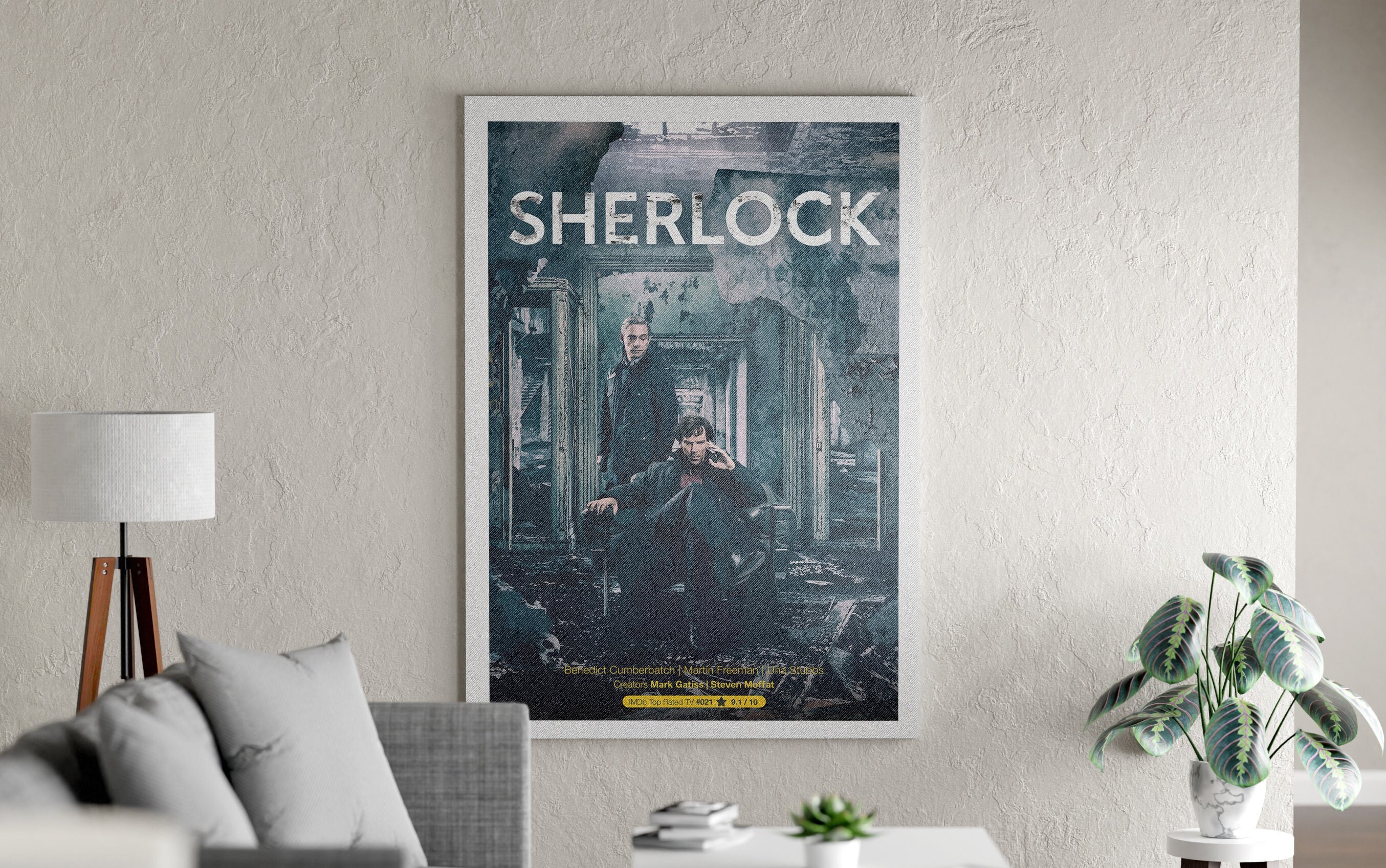 Sherlock Vector Poster Tv Series Series Imdbtop 250 TV Series Digital ...