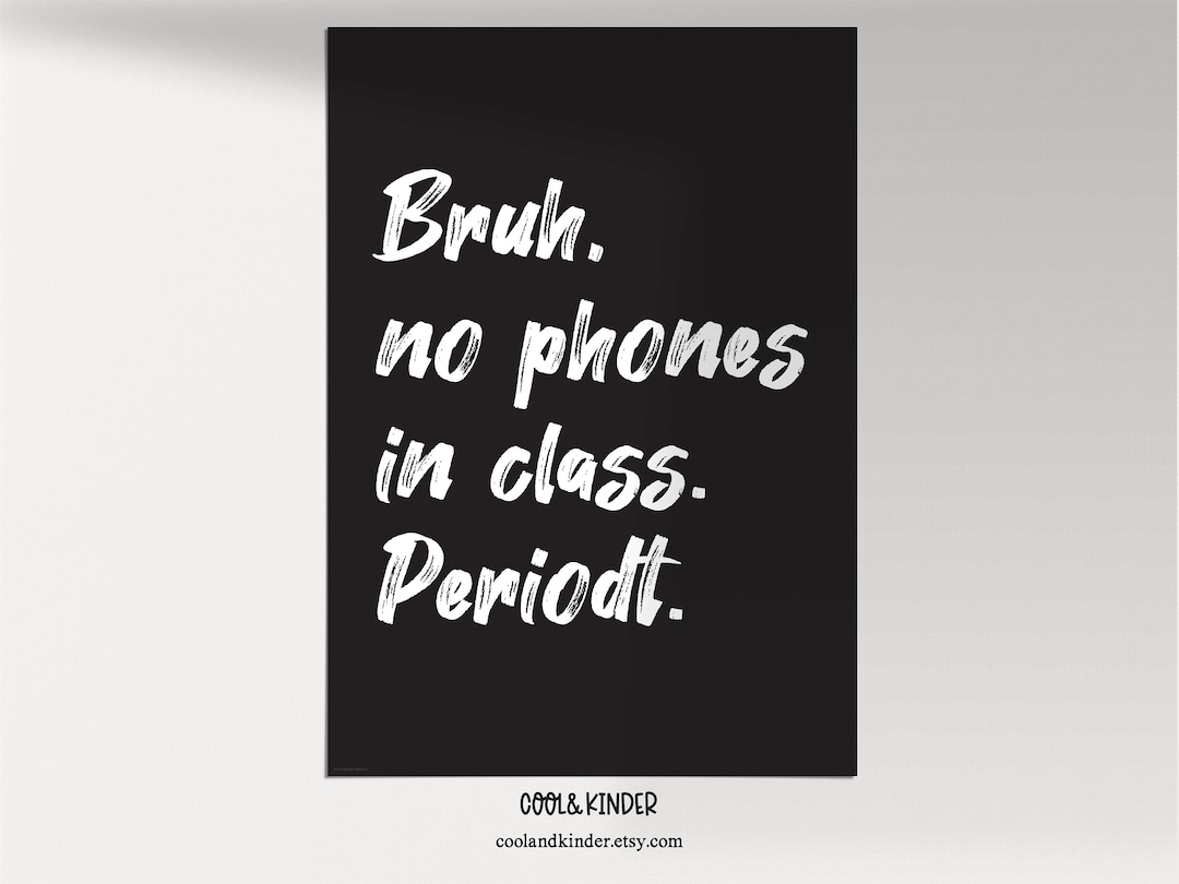 Middle School Classroom Poster, Funny Teacher Gift, High School ...