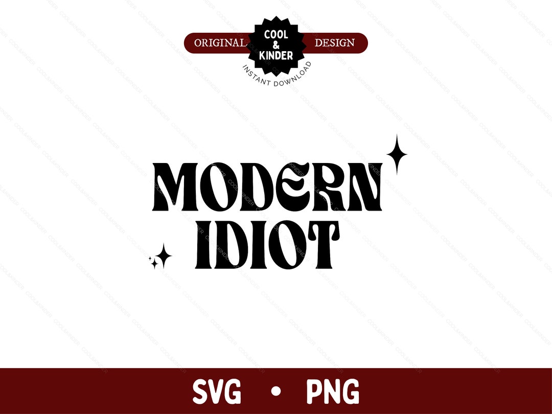 Modern Idiot Tortured Poets Department SVG PNG Swiftie Gift the Eras ...