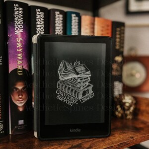 Bookish E-reader Lock Screen, Kindle Lock Screen, Kindle Paperwhite ...