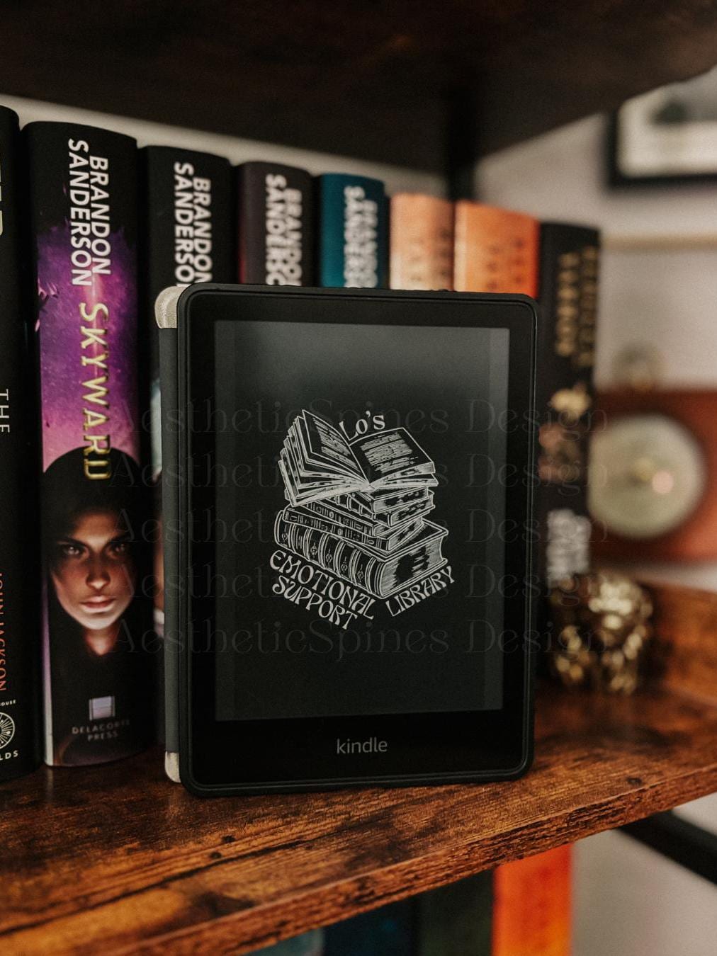 Bookish E-reader Lock Screen, Kindle Lock Screen, Kindle Paperwhite ...