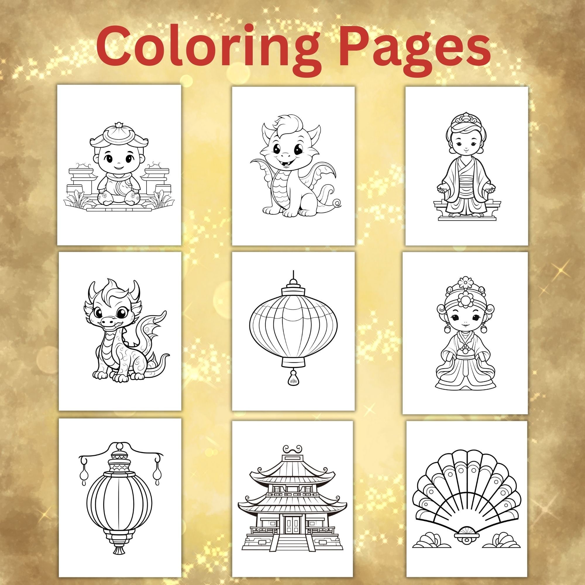 Lunar New Year Printable Activity Bundle, Chinese New Year Placemat ...