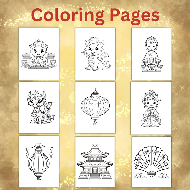 Lunar New Year Printable Activity Bundle, Chinese New Year Placemat ...