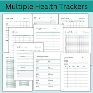 Medical Binder, Medical Planner, Health Tracker, Wellness Planner ...