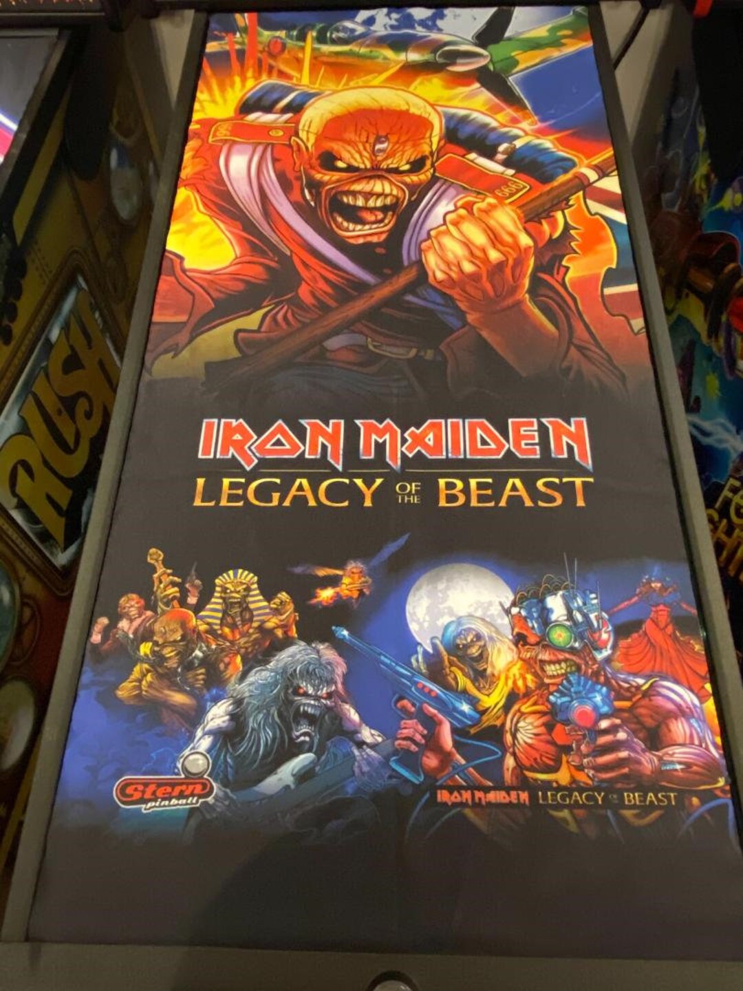 Iron Maiden Pinball Machine Glass Cover dust Cover, Protection, Game ...