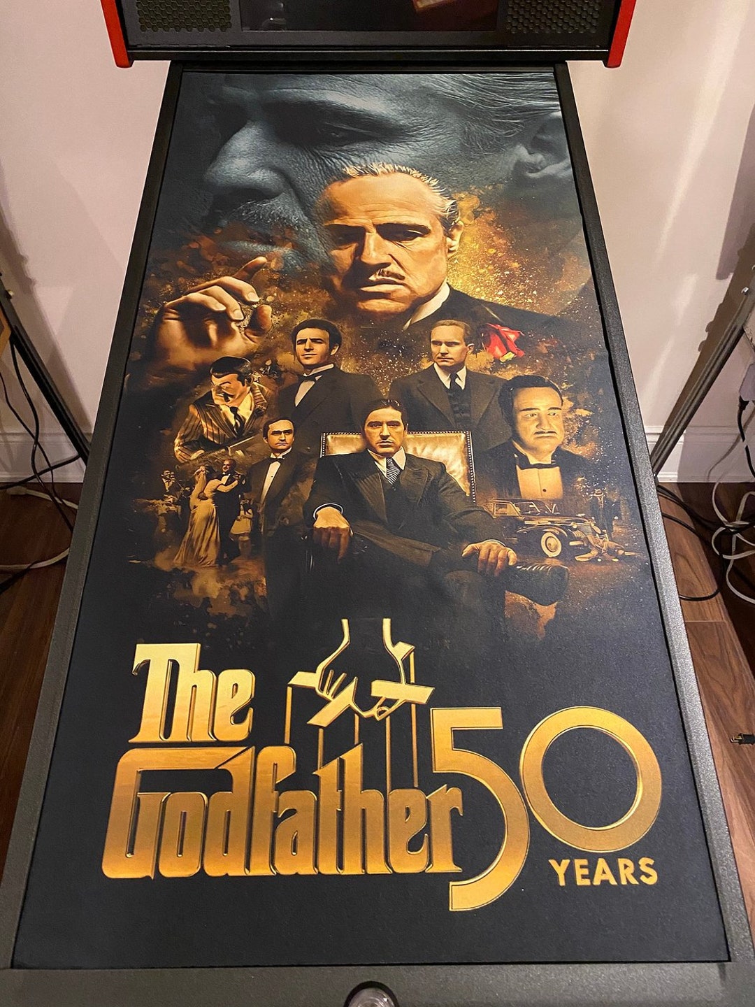 Godfather Pinball Machine Glass Cover dust Cover, Protection, Game Room ...