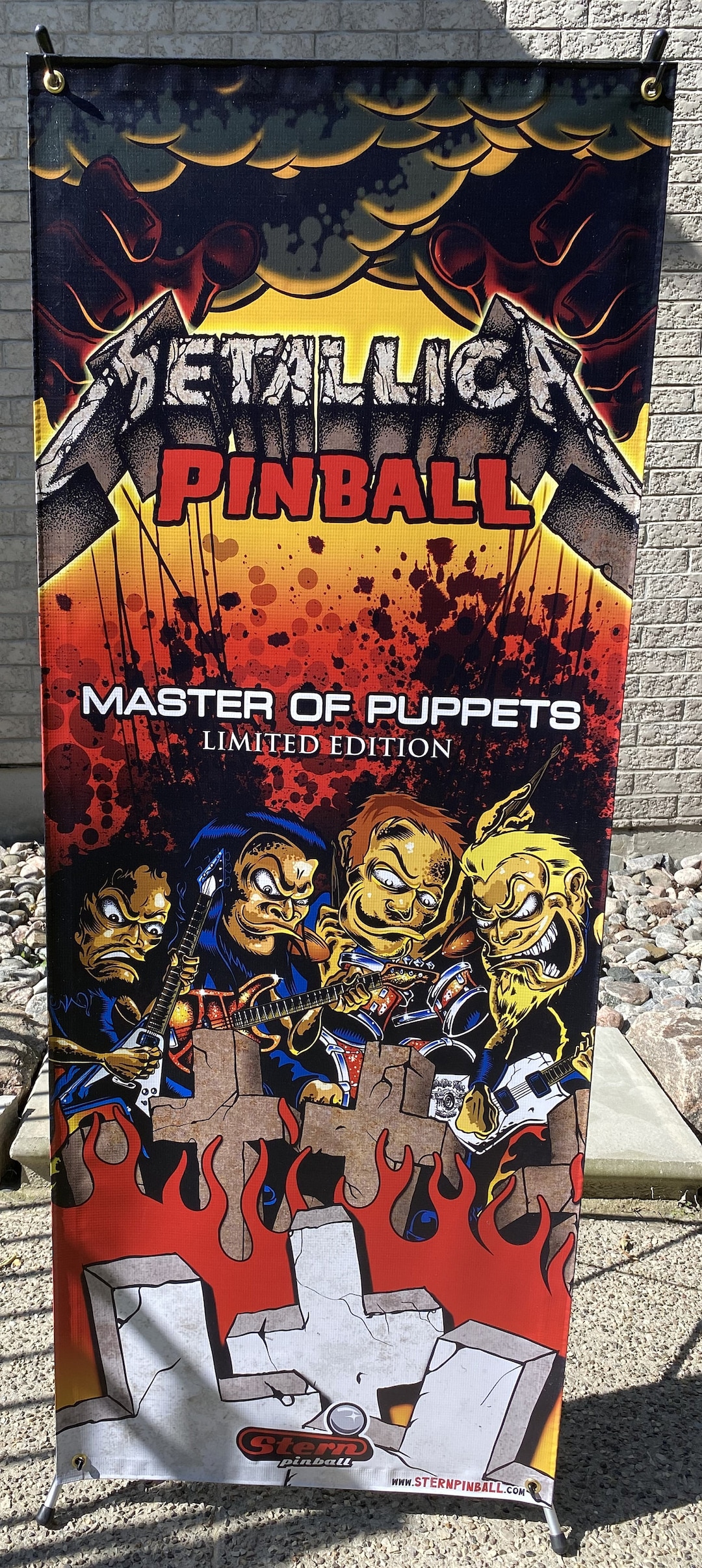 Metallica Limited Edition Pinball Banner 24' X 62' - Etsy