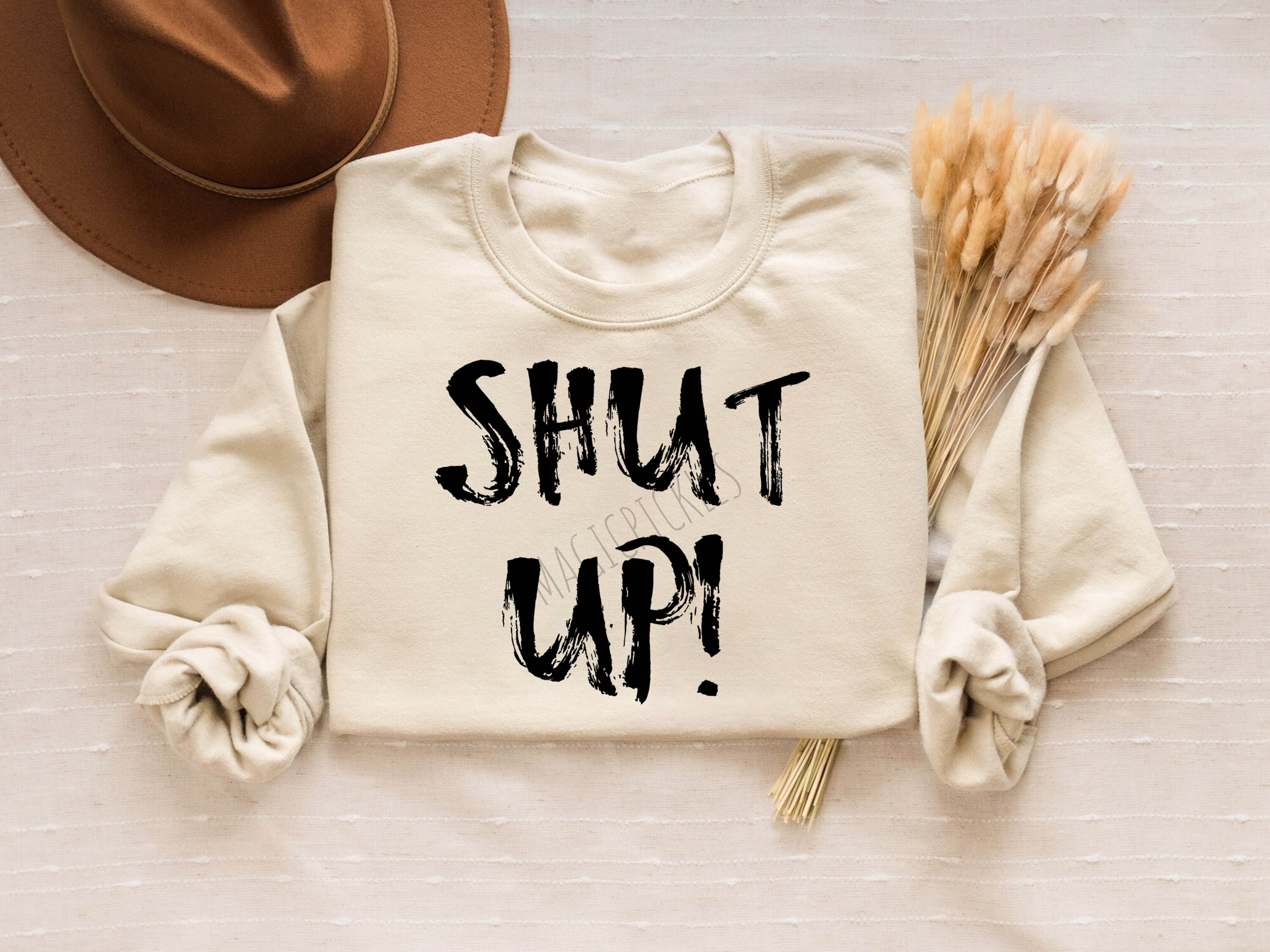 Shut up SVG PNG in Distressed Font, Adult Humor Svg, Funny Tshirt ...
