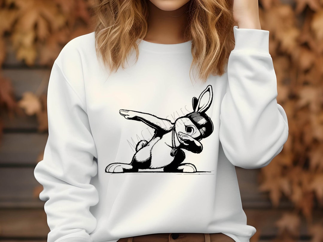 Dabbing Bunny Svg Png, Hip Hip Svg, Hip Hop Png, Trendy Svg, Streetwear ...