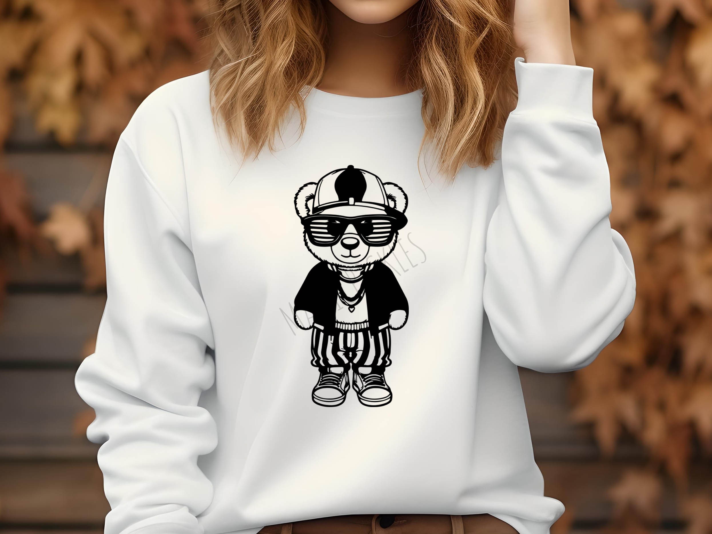 Teddy in Streetwear Svg Png, Hip Hip Svg, Hip Hop Png, Teddy Svg ...