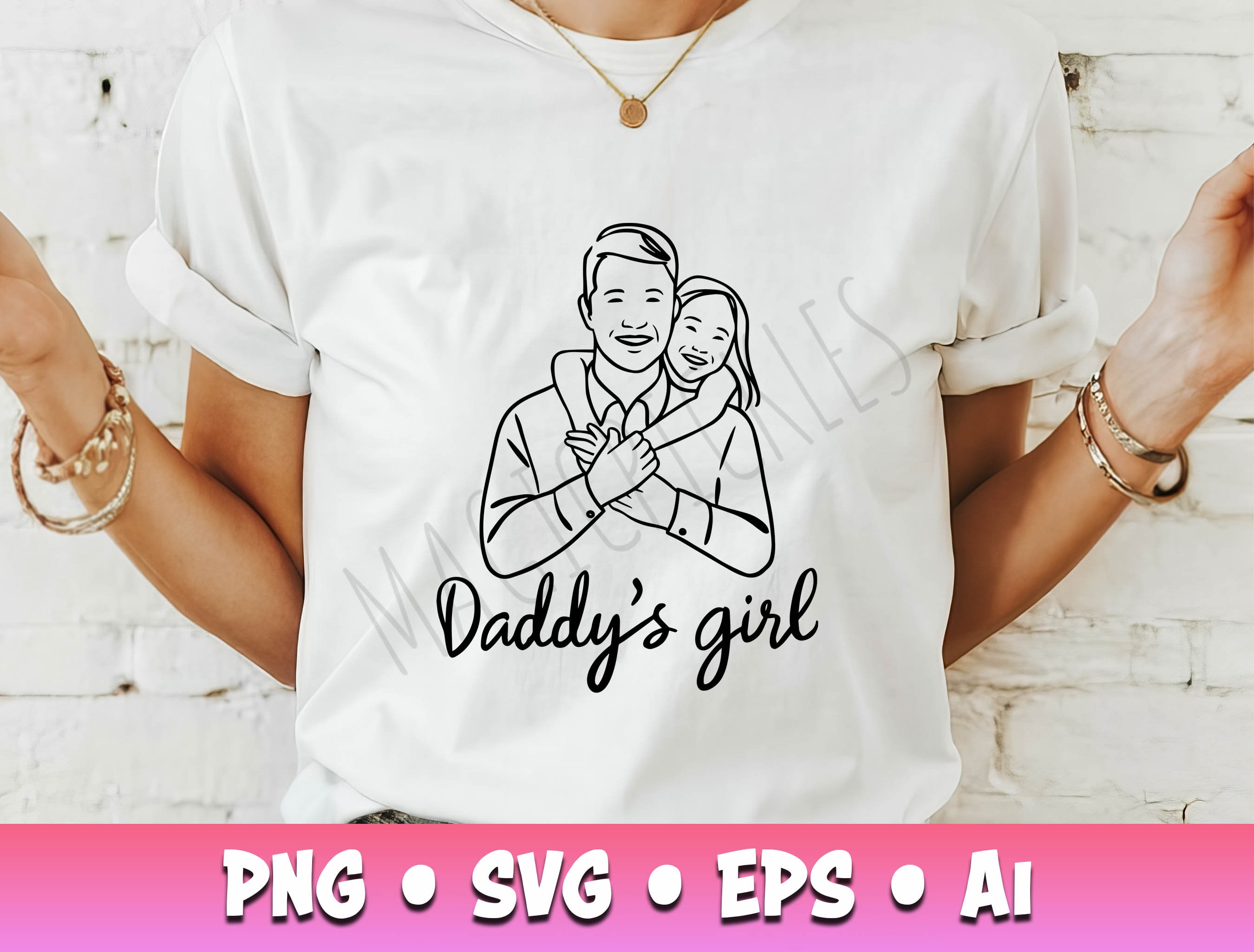 Daddys Girl SVG PNG, Girl Dad Svg, Dad Svg, Fathers Day Svg, Girl Dad ...