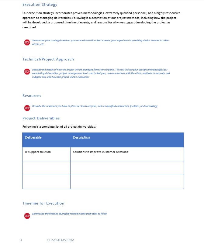 Project Proposal Template Project Management Budget Plan Proposal ...