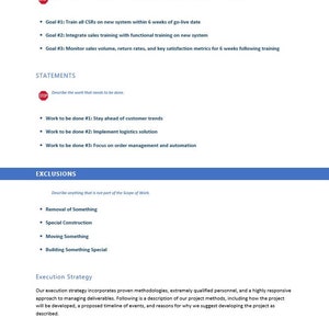 Scope of Work Template | SOW Template | Microsoft Word Template ...