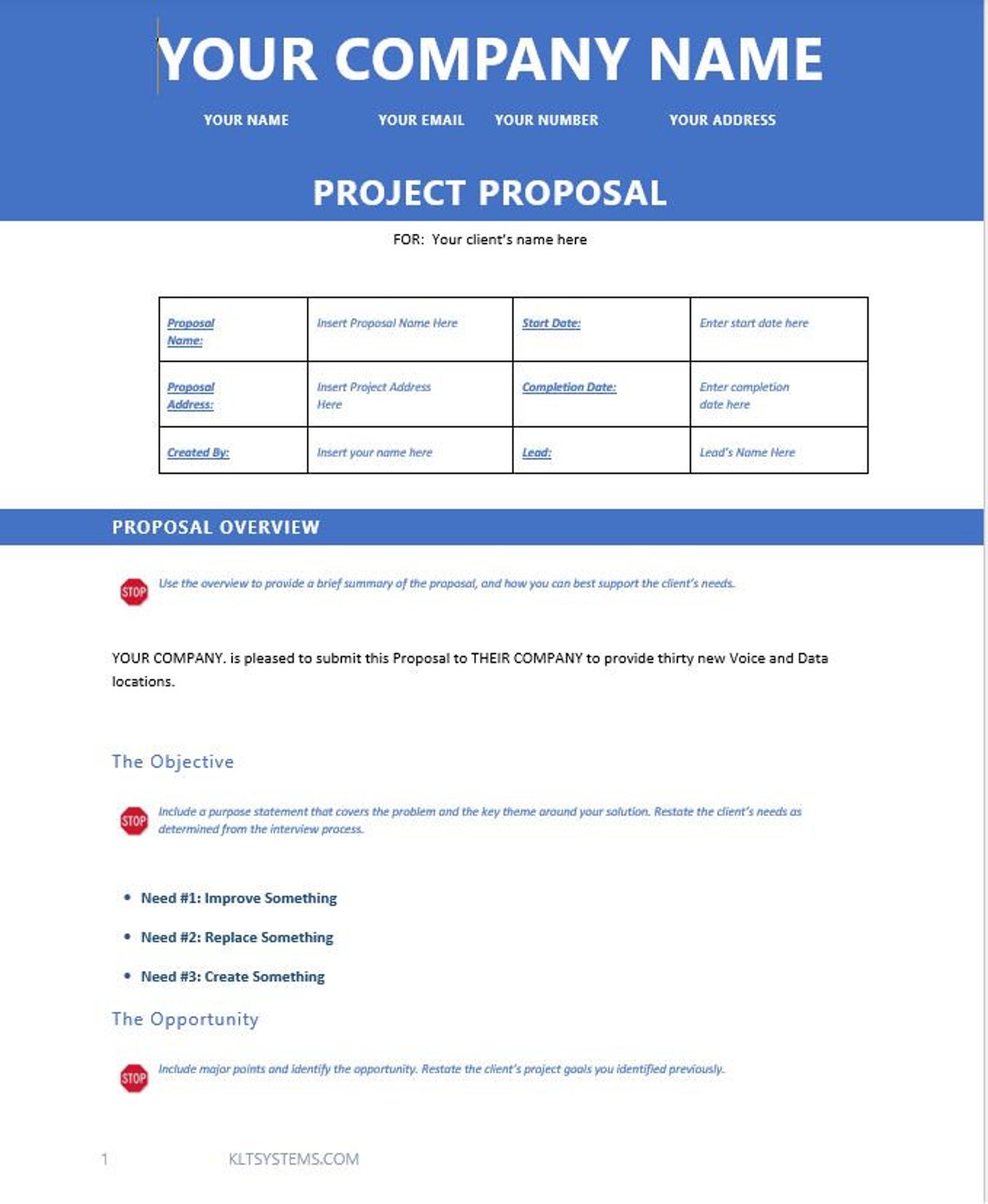 Project Proposal Template | Project Management | Budget Plan | Proposal ...