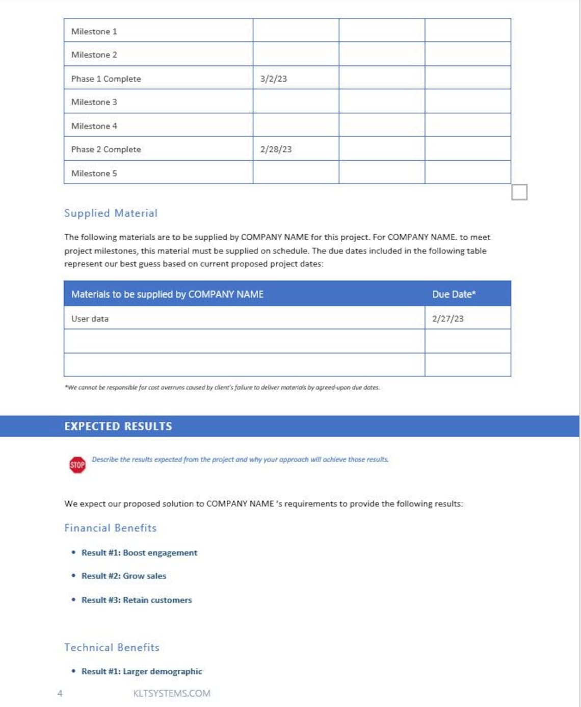 Scope of Work Template | SOW Template | Microsoft Word Template ...