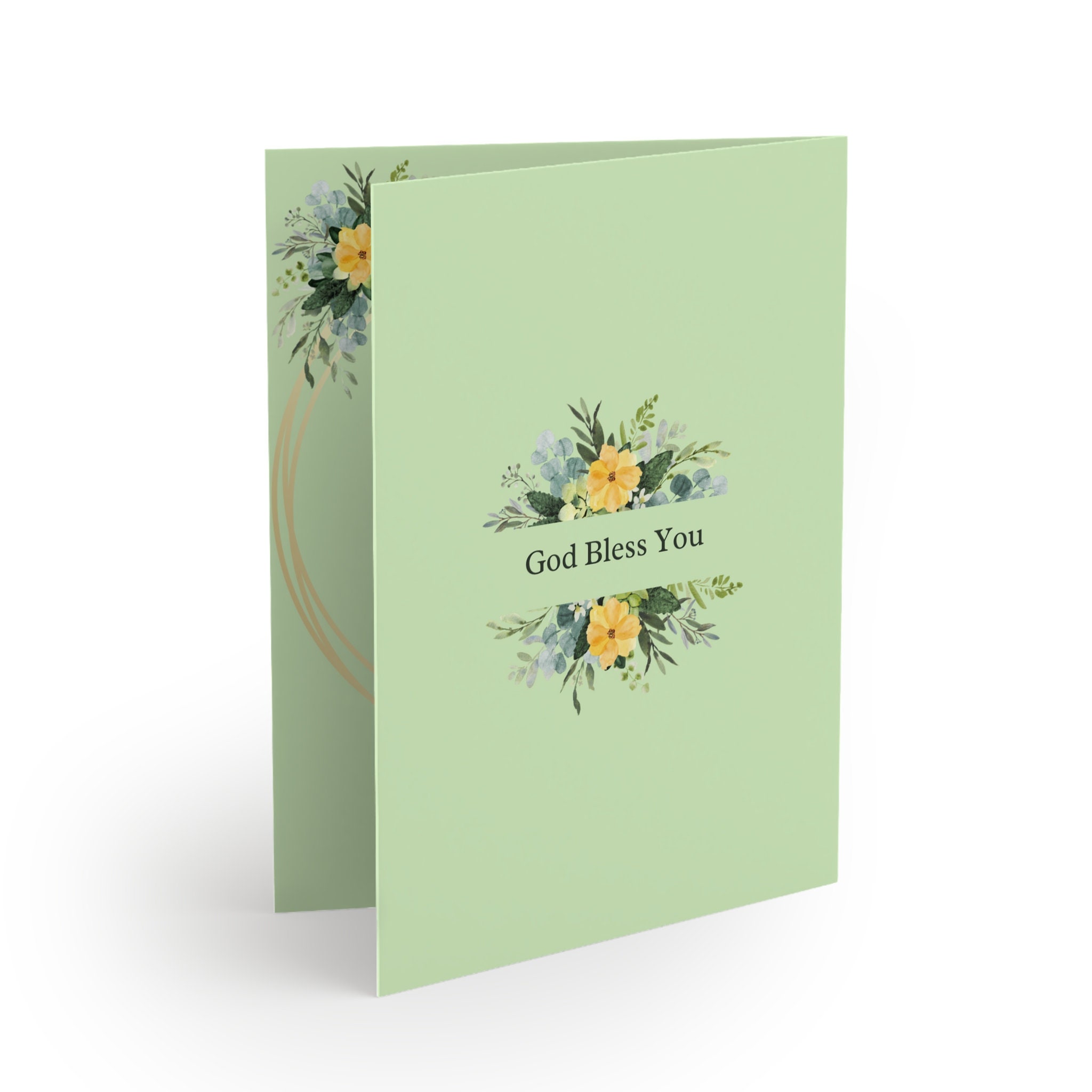 Christian Thank You Card Religious Church Thank You for Your Service ...