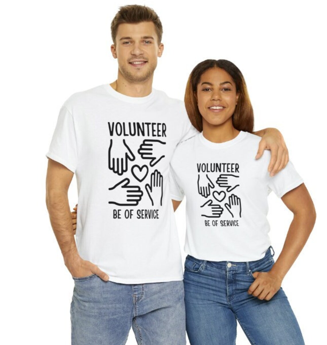 Volunteer Be of Service SVG PNG Jpg Charity Church Digital File Crew - Etsy