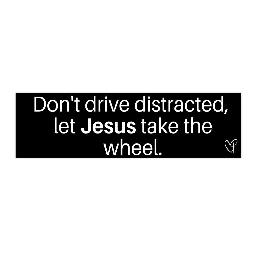 Jesus Take the Wheel Bumper Sticker - Etsy