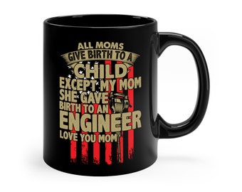 Biomedical Engineer Black Mug, Mug for Engineers, Engineer Graduation ...