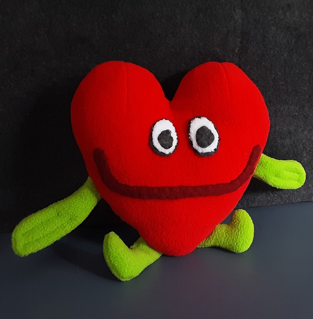Spongebob Heart Man Plush (6 In.) - Etsy