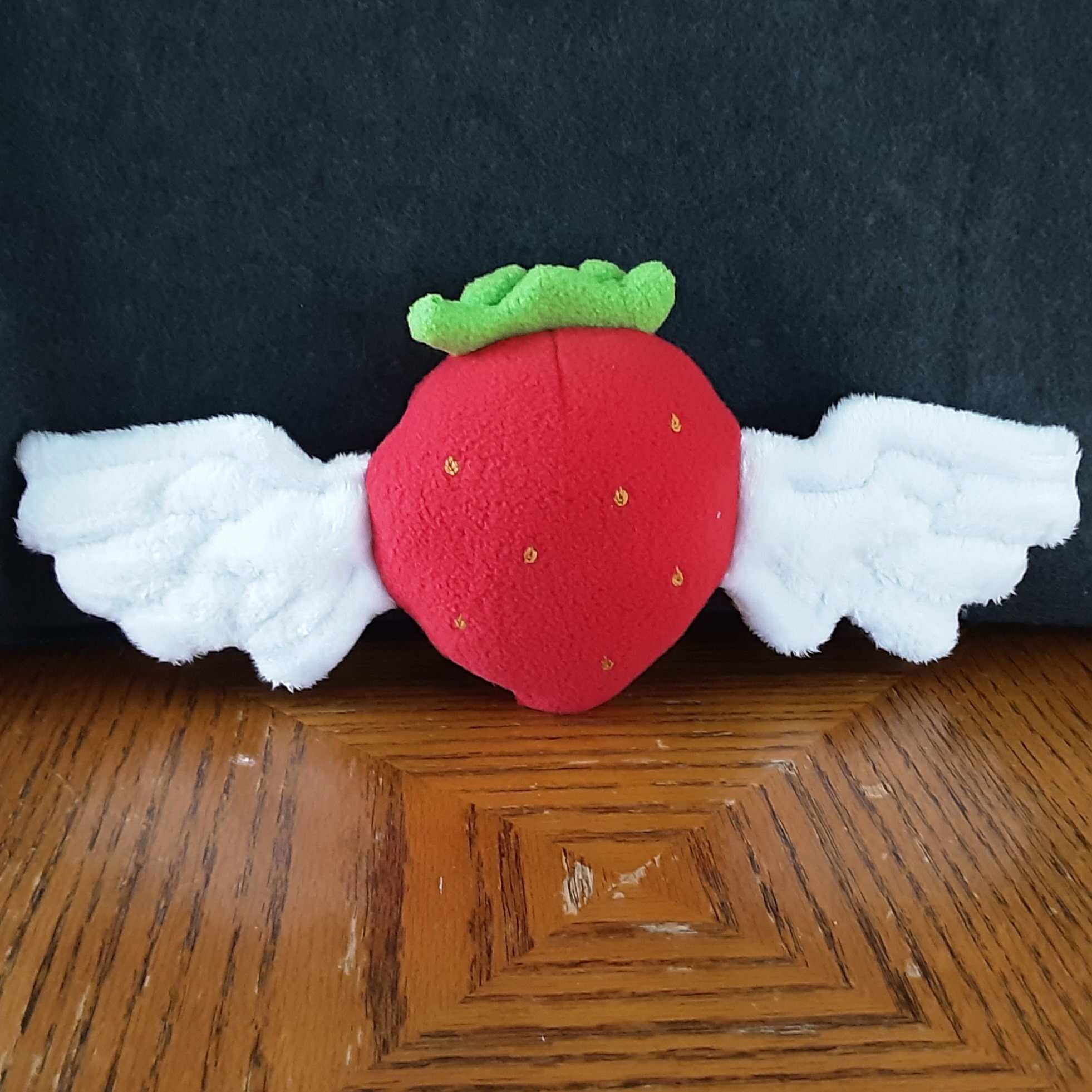 Celeste Winged Strawberry Plush 5x12 & 9x19 - Etsy