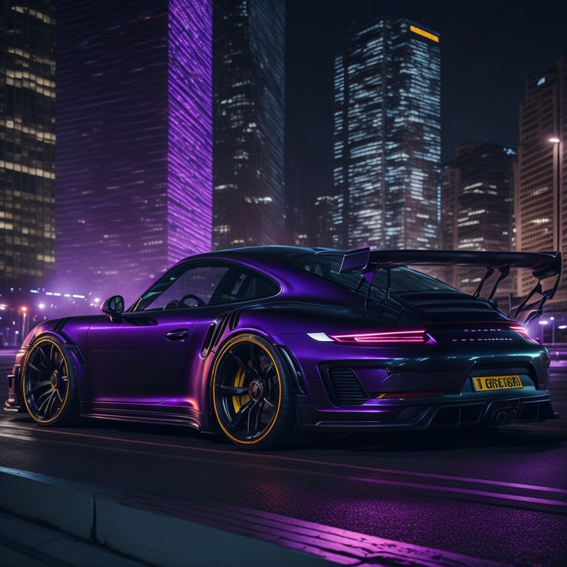 Porsche 911 GT3 RS Poster Porsche 911 Porsche Wall Art Porsche Print ...