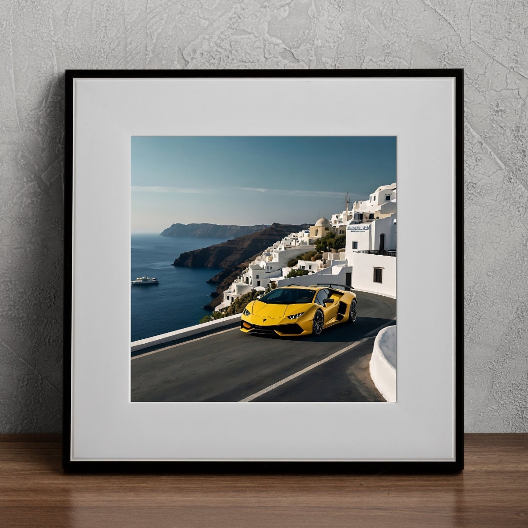 Lamborghini SC18 Alston Car Luxury Gold Supercar Digital Car Art ...