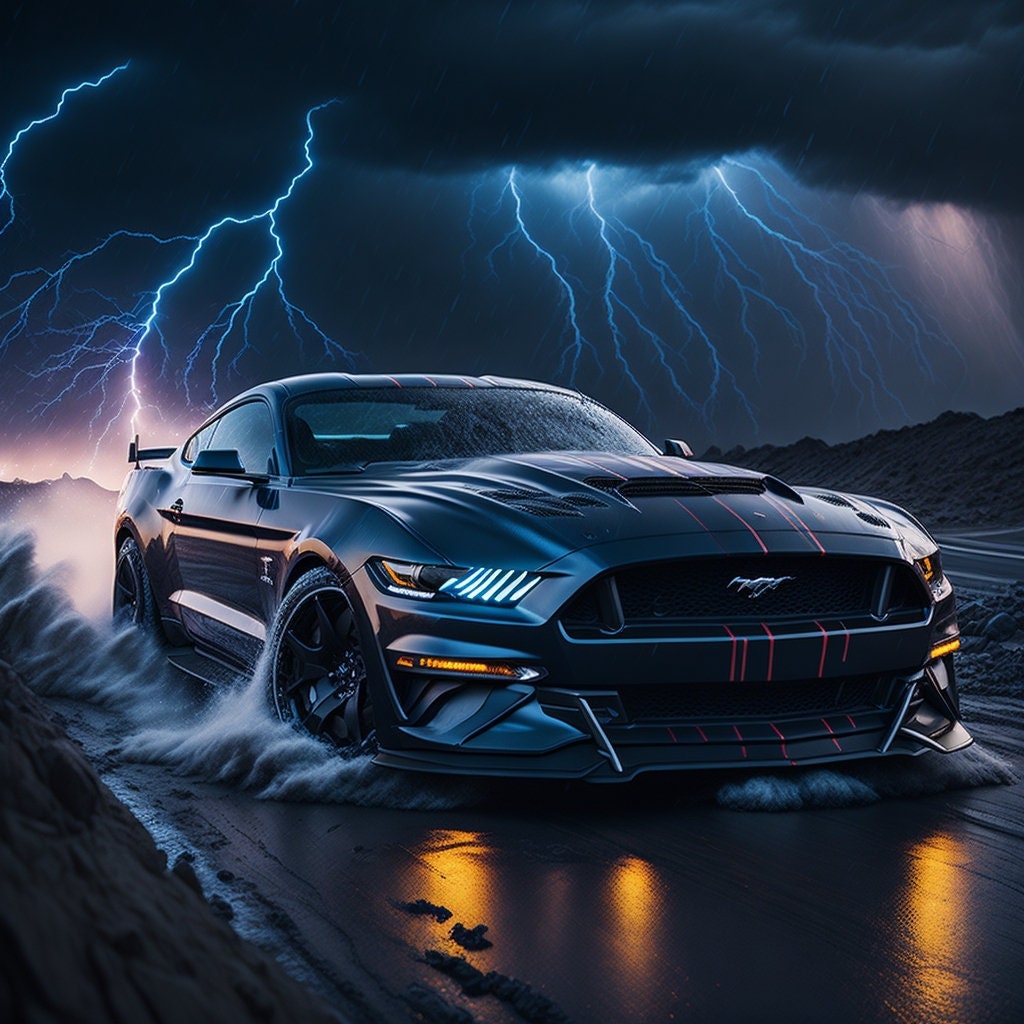 Ford Mustang Ford Mustang Digital Download Ford Decor Ford Artwork Ford ...