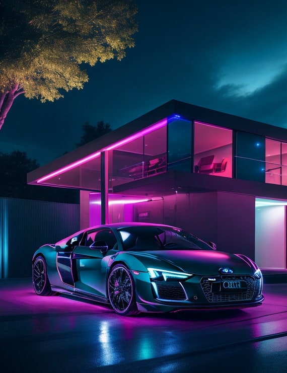 Futuristic Audi R8