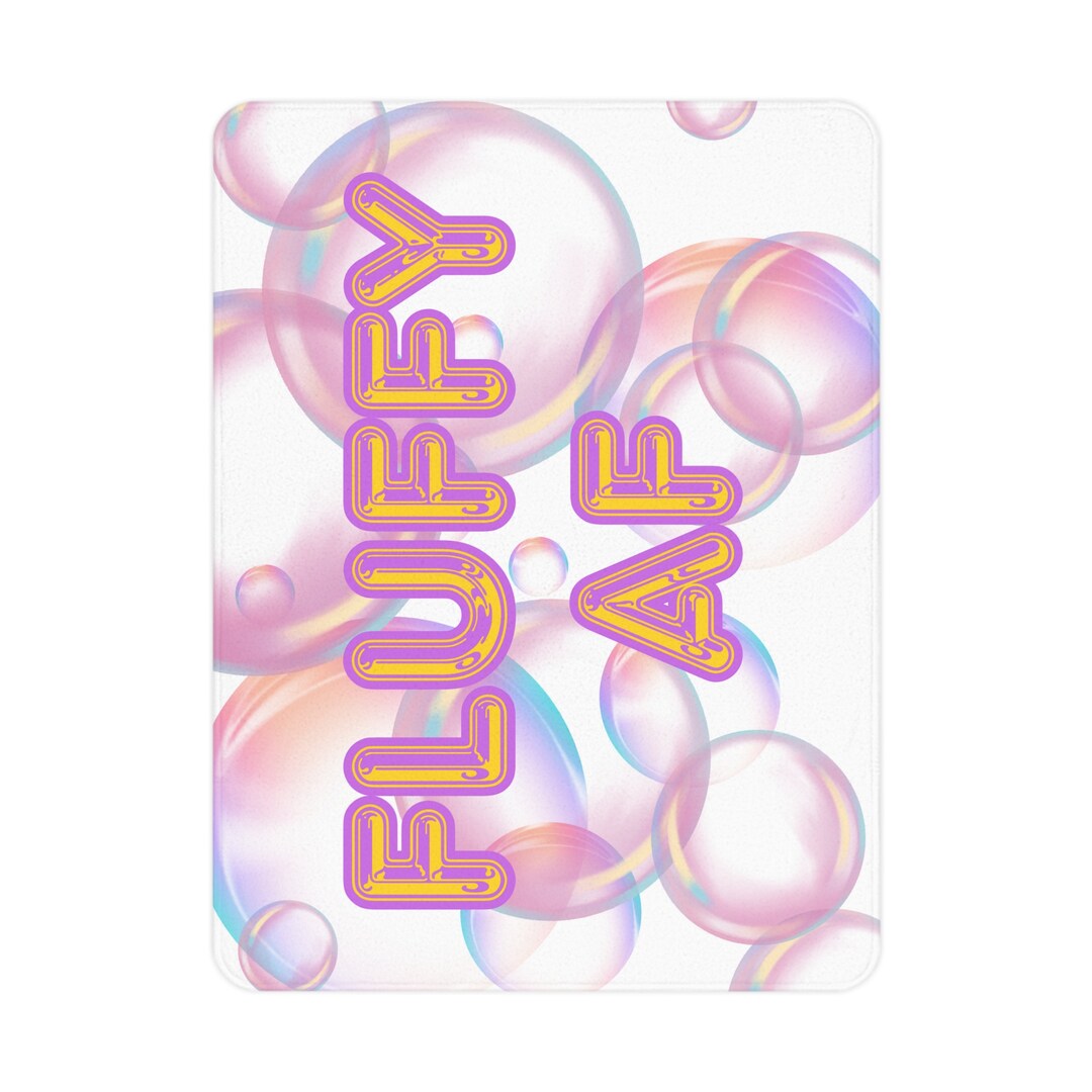 Pink Bubbles Fluffy AF Dog Towel - Etsy