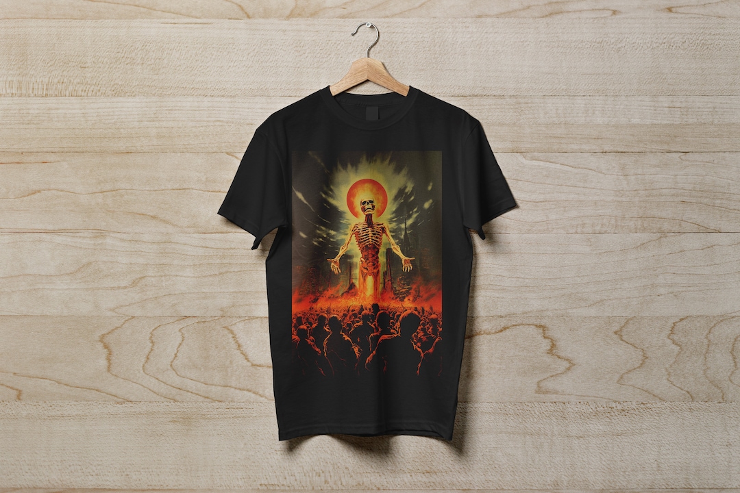 The Skeleton God | Vintage Chinese Gothic Horror Movie Poster T-shirt ...