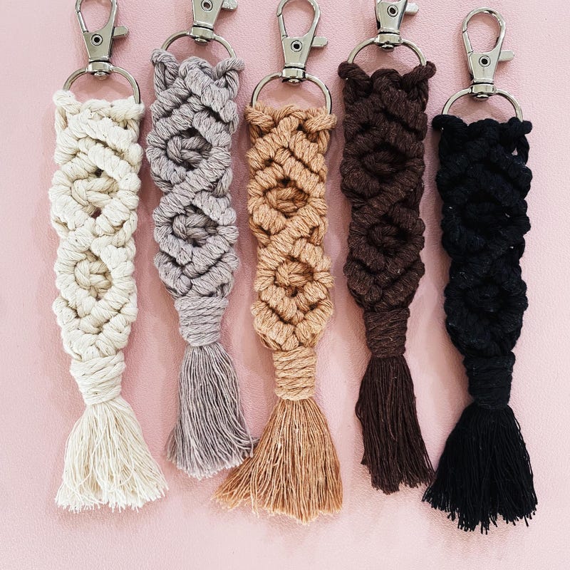 Braided Keychain - Etsy