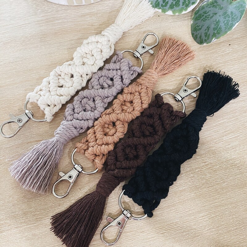 Braided Keychain - Etsy