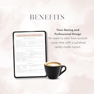 Hairstylist New Client Intake Form: Salon Consultation Sheet (printable ...