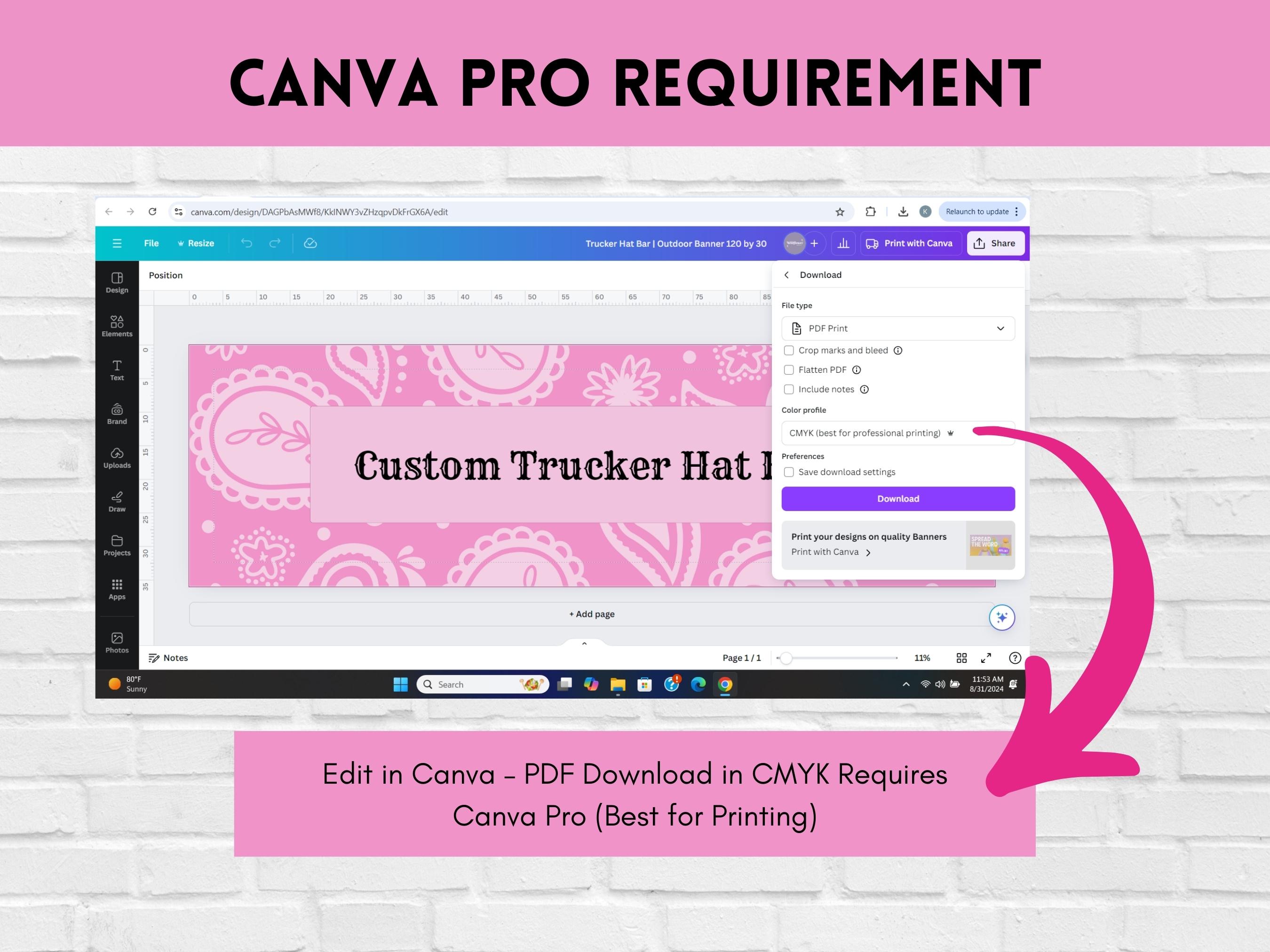 Trucker Hat Bar Banner Template, Customizable Banner Sign, Event Banner ...