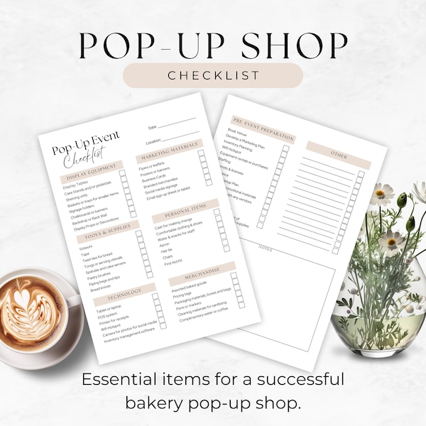 Vendor Event Checklist - Etsy