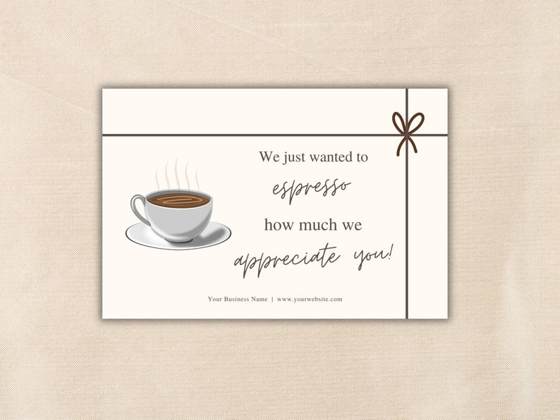 Thanks a Latte Coffee Gift Certificate Voucher Template for Coffee ...