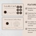 Coffee Loyalty Card Template, Rewards Card for Cafe, Customer Punch ...