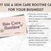 Skincare Routine Card Template: Esthetician Client Aftercare (canva) - Etsy