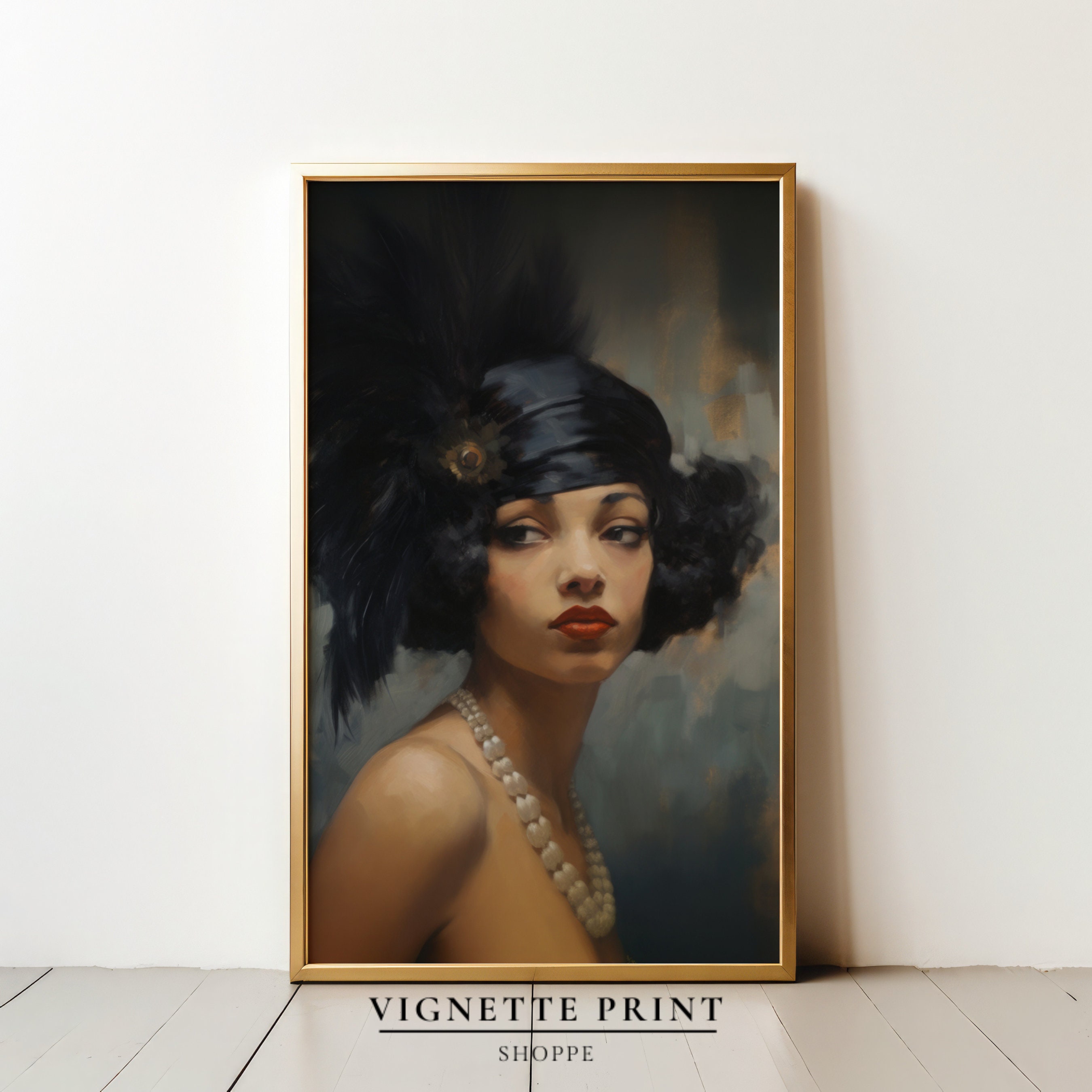 Vintage Portrait Flapper Girl | 1920s Subculture | Printable Art ...