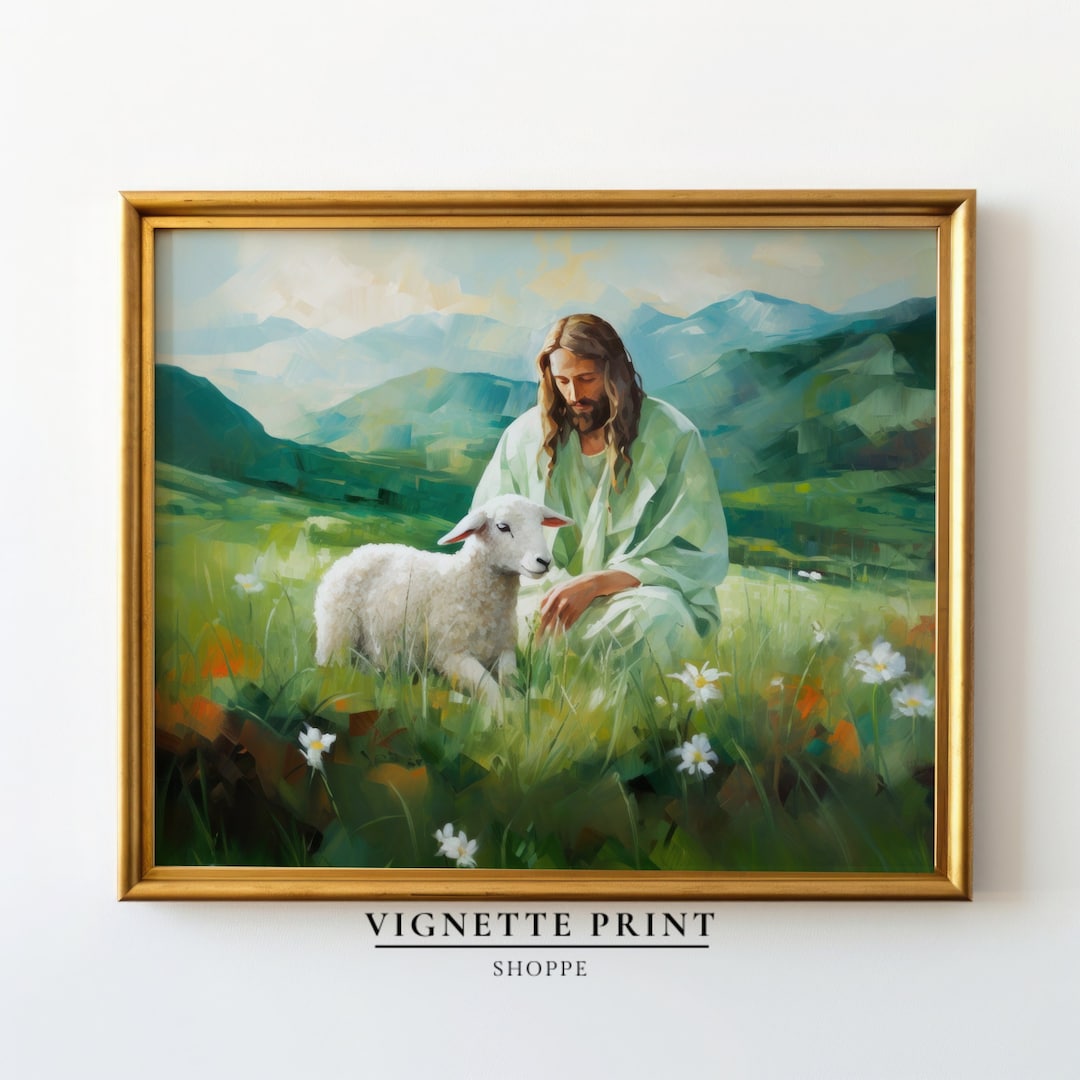Jesus Leaves the Ninety and Nine for the One | Printable Art | Parable ...