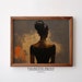 Victorian Portrait Back View | Elegant Black Dress | Fine Art | Home ...
