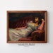 Woman Resting on Chaise | Oil Painting | Print Art | Home Decor ...